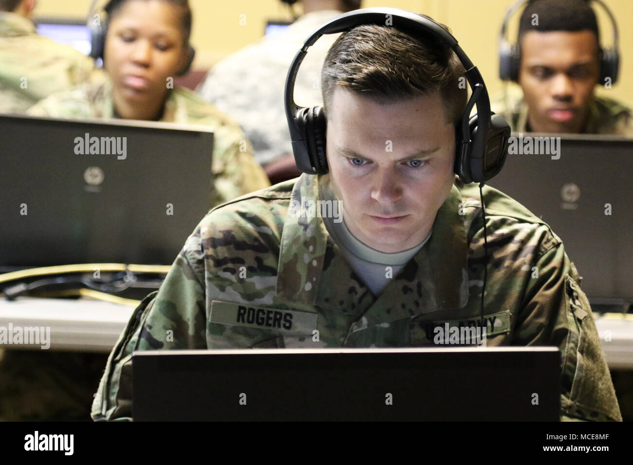 U.S. Army 1st Lt. John R. Rogers of Atlanta with the 642nd Regional ...