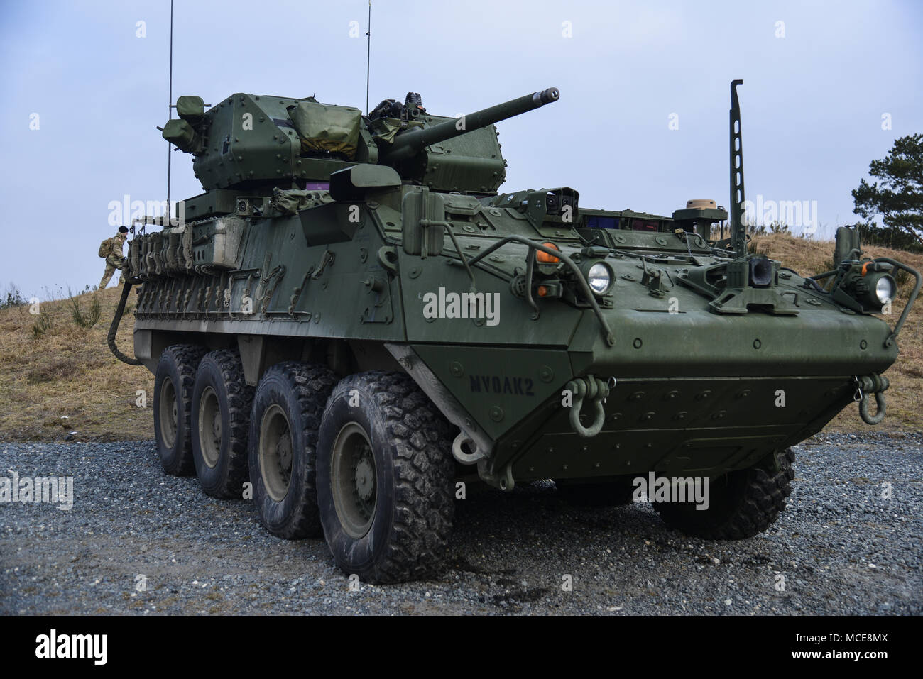 U.S. Soldiers with 4th Squadron, 2nd Cavalry Regiment (2CR) prepare to ...