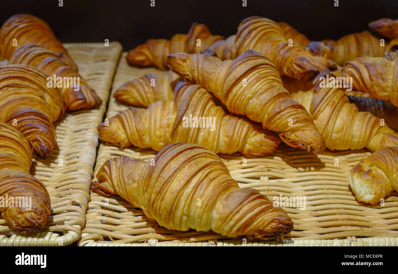 Assortment of a baked breads at a bakery store Stock Photo - Alamy