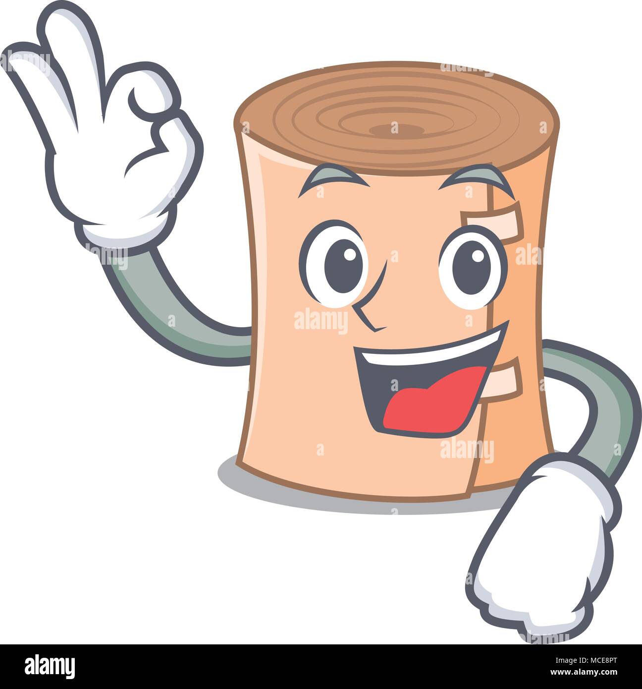 Medical gauze character cartoon vector vectors hi-res stock photography ...