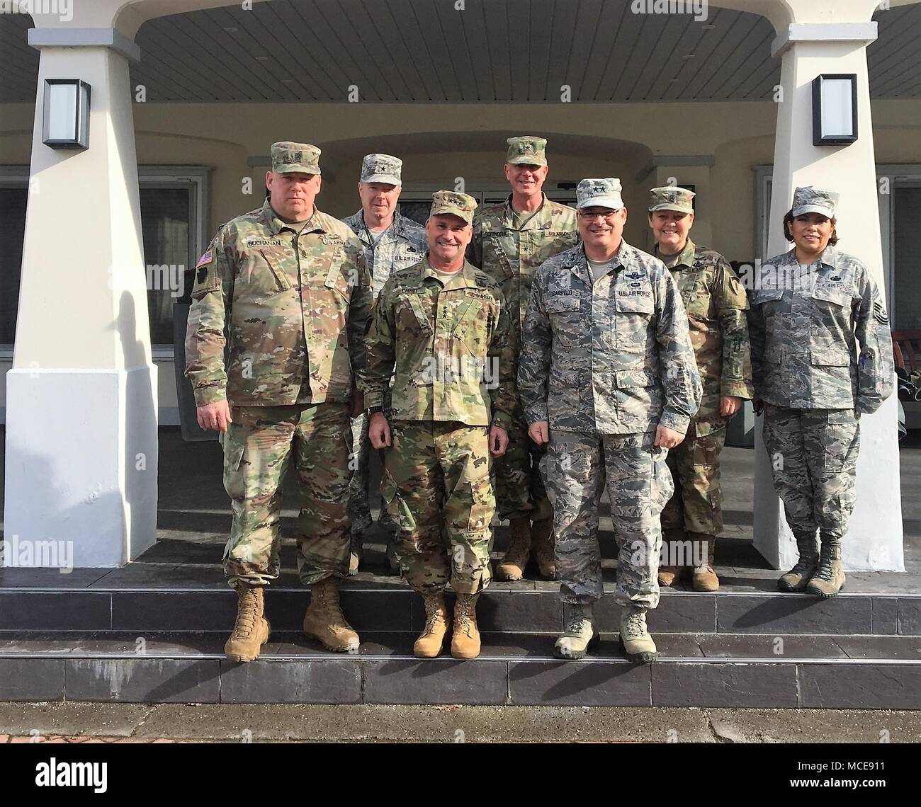 A contingent of leadership from the Pennsylvania National Guard met ...