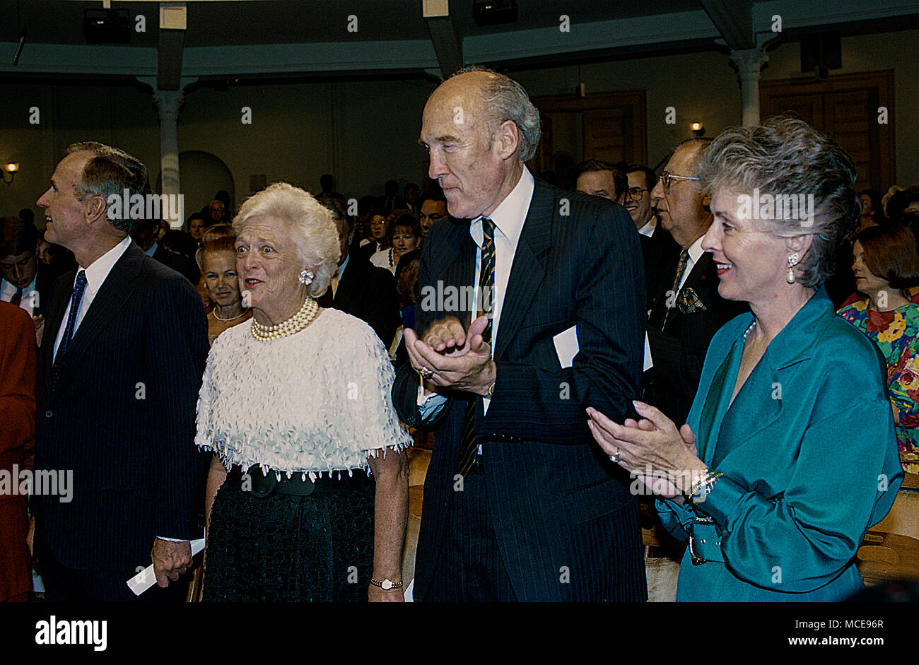 Washington, DC., USA, June 14, 1992 President George H.W. Bush and his ...