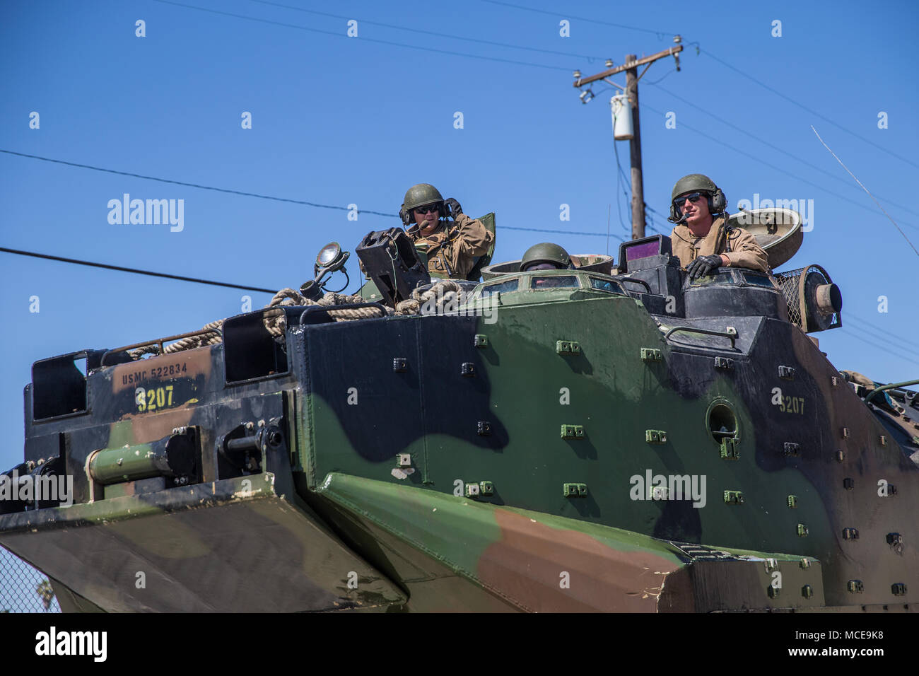 U.S. Marine Corps Sgt. Charles Covington and Sgt. Andrew Rosquit ...