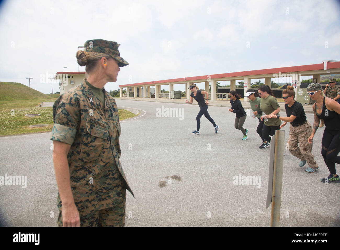 Col. Maura Hennigan, the commanding officer for Combat Logistics ...