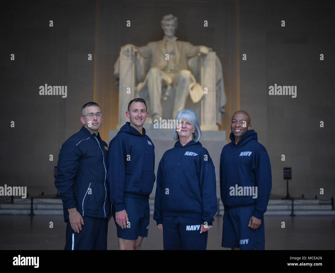 WASHINGTON (April 9, 2018) From left, Navy Reserve Sailor of the Year ...