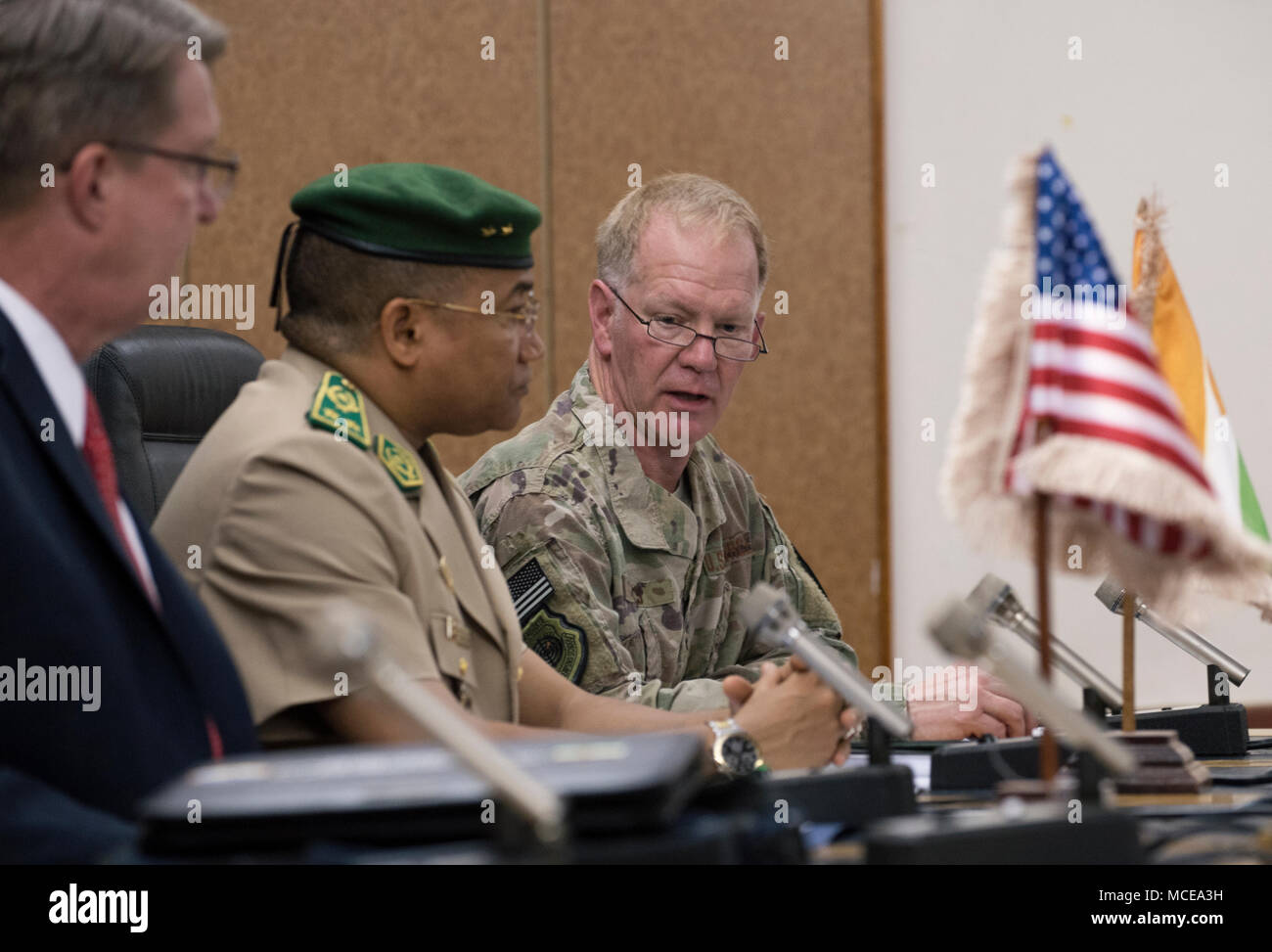 NIAMEY, Niger - Maj. Gen. Marcus Hicks, commander, Special Operations ...
