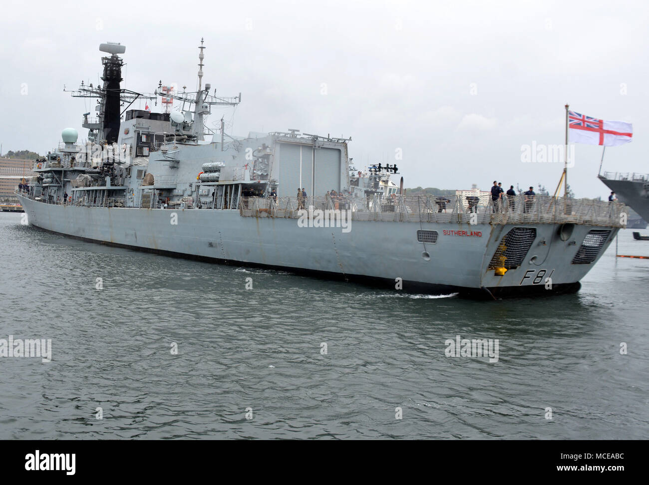 180411-N-XN177-300 YOKOSUKA, Japan – The British Royal Navy Type 23 ...