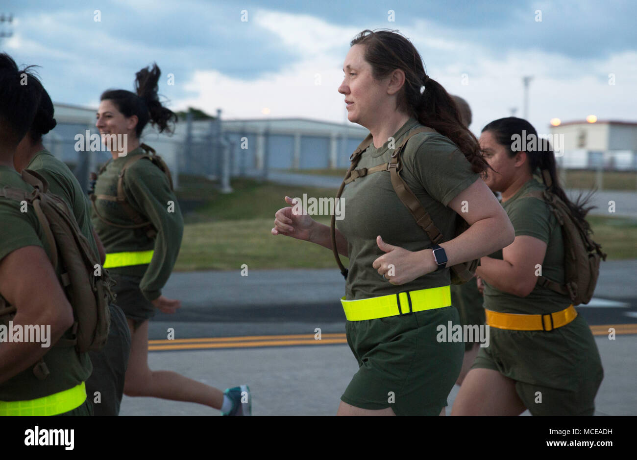 Gunnery Sgt. Rebecca Colt, training chief for Marine Air Support ...