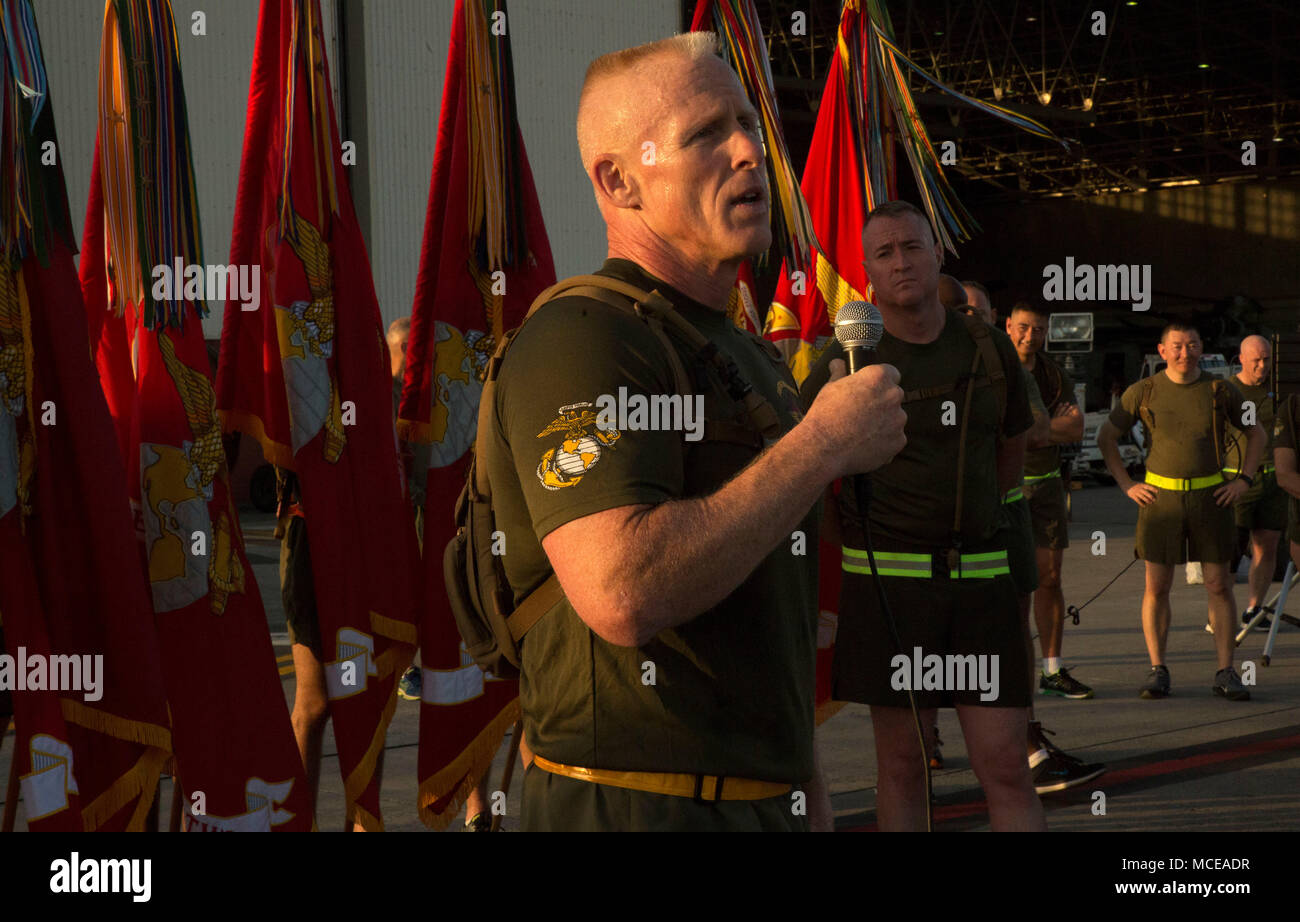 Brig. Gen. Thomas D. Weidley, commanding general of 1st Marine Aircraft ...