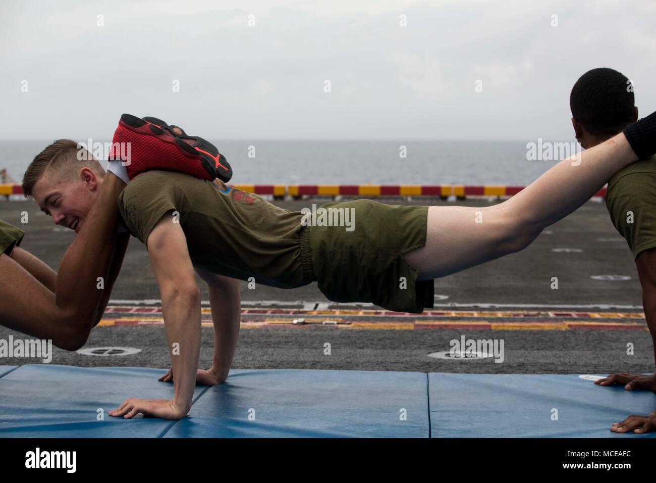 Squad push ups hi-res stock photography and images - Alamy
