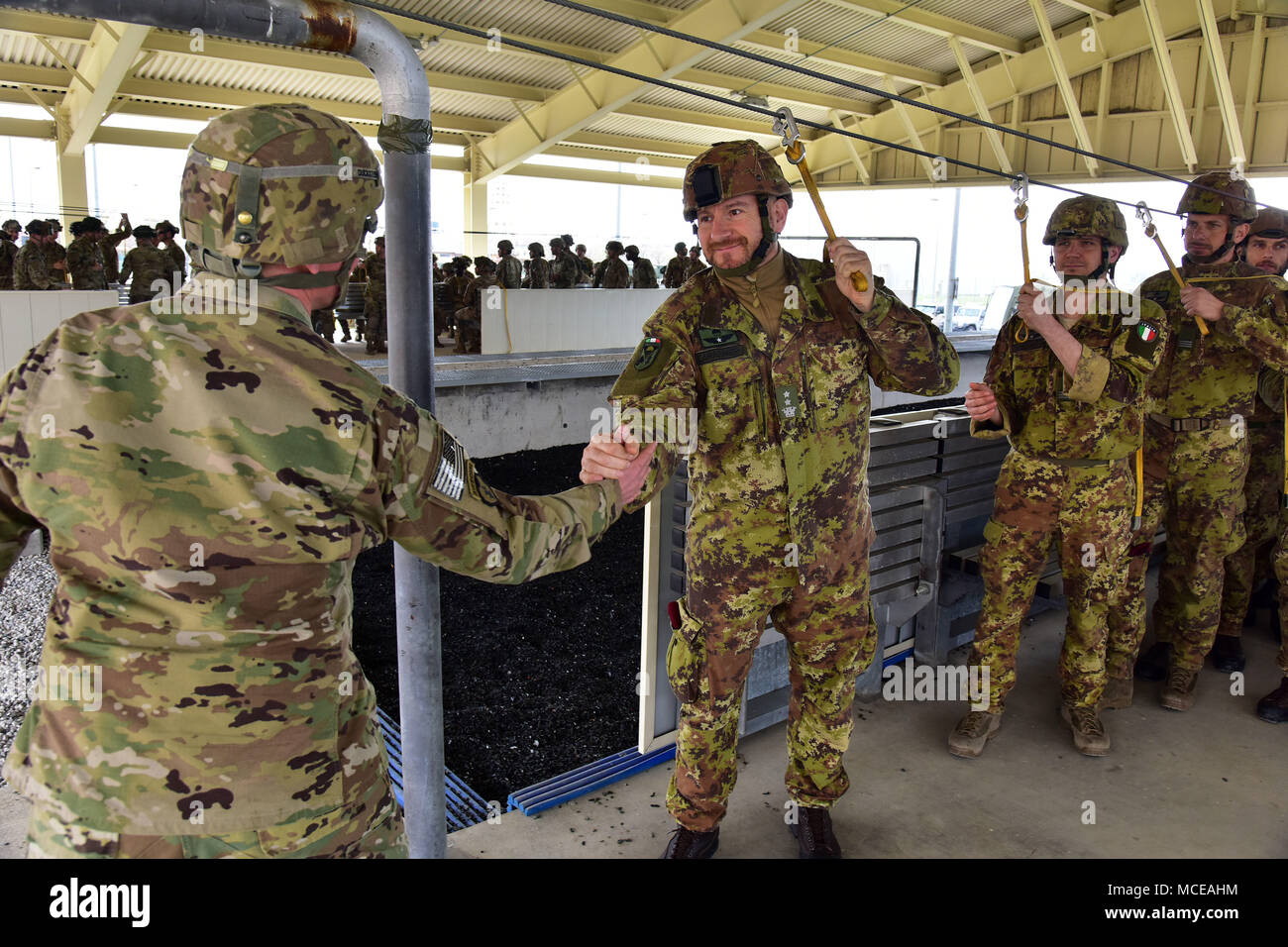 U.S. Army Paratroopers assigned to the 173rd Airborne Brigade and ...