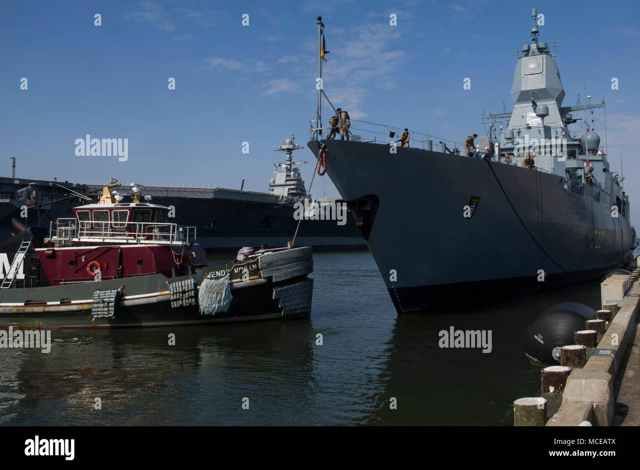 Sachsen class german frigate fgs hessen hi-res stock photography and ...