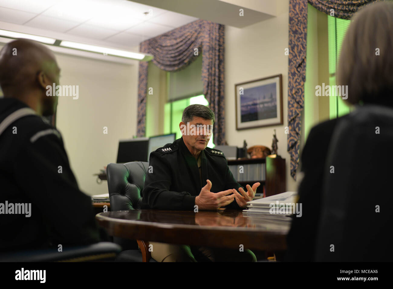 ARLINGTON Va. (April 10, 2018) Vice Chief of Naval Operations Adm. Bill ...