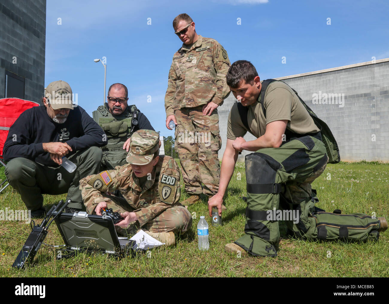U.S. Army Cpl. Rebecca Mattocks, 663D Ordnance Company EOD, 242D Ordnance Battalion EOD ...