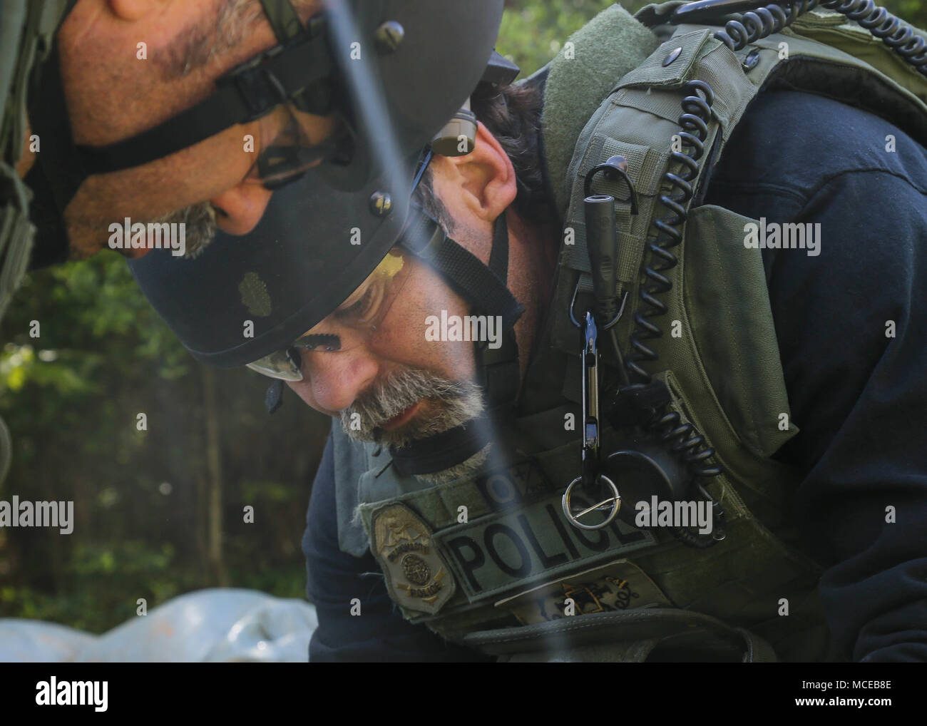 Lt. Mike Jackson and Mster Sgt. Ritchie Willis, Oklahoma City Police ...