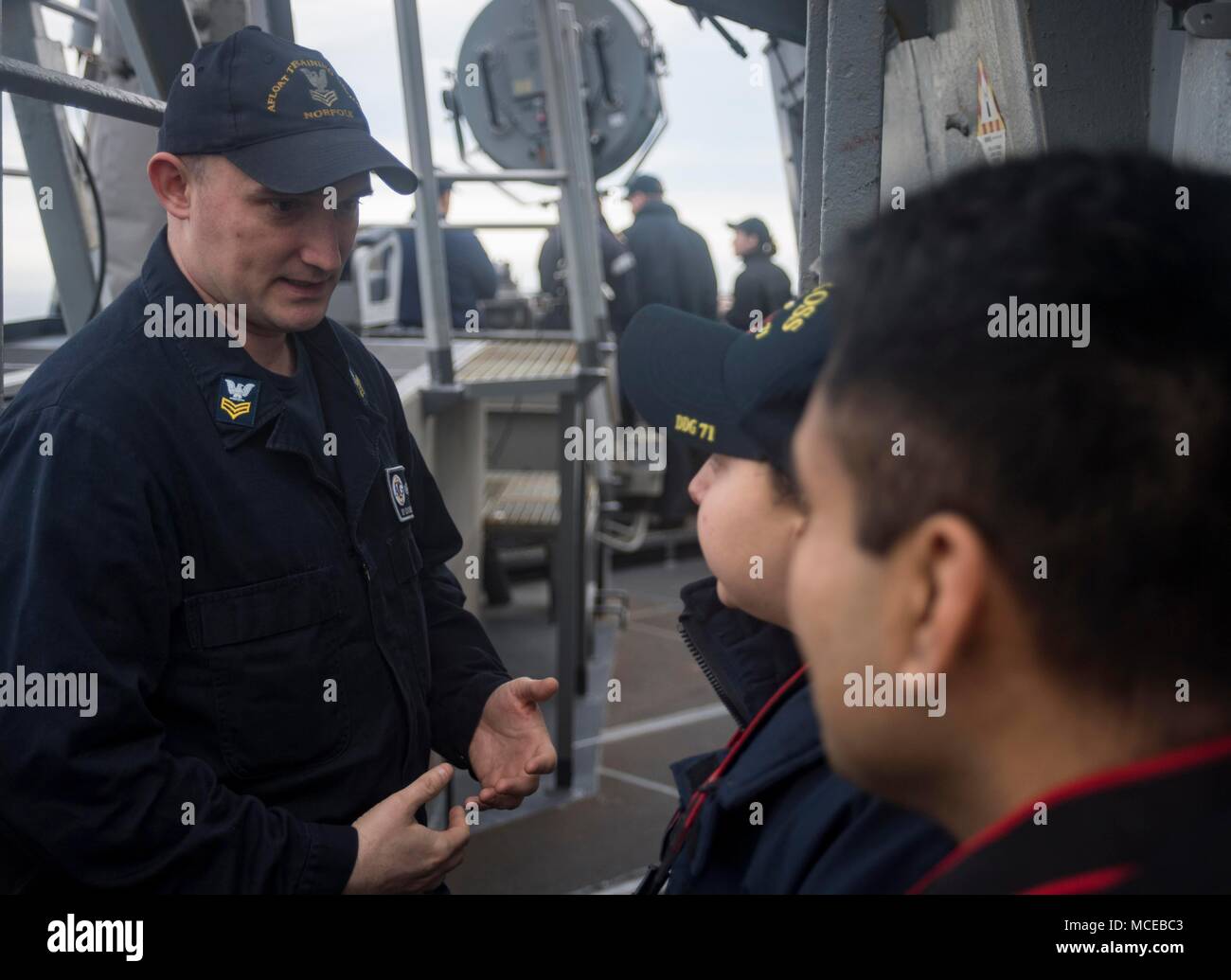 180409-N-RG482-111 ATLANTIC OCEAN (April 9, 2018) Afloat Training Group ...
