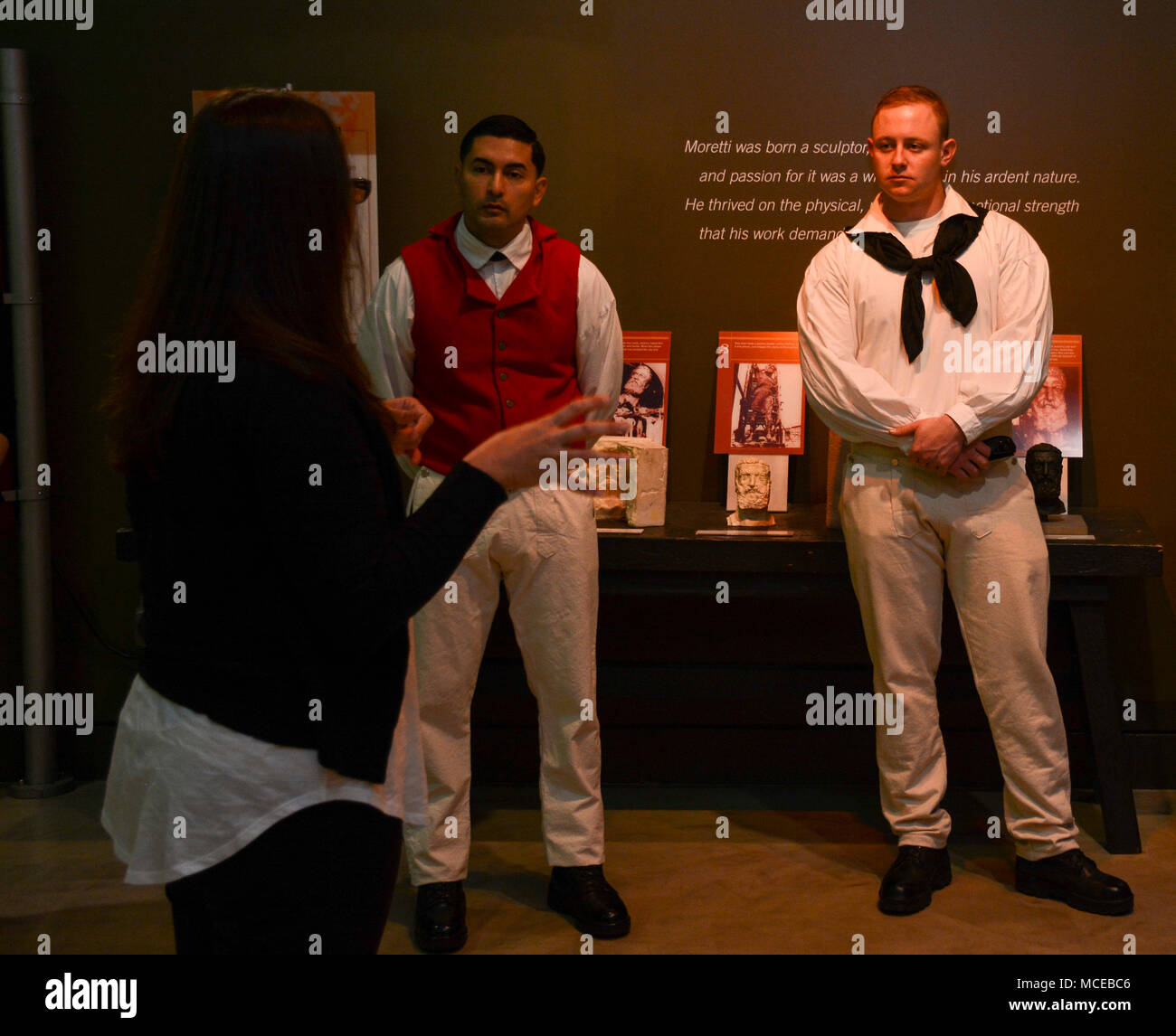 BIRMINGHAM, Ala. (April 9, 2018) Casey Gamble, Museum Program ...