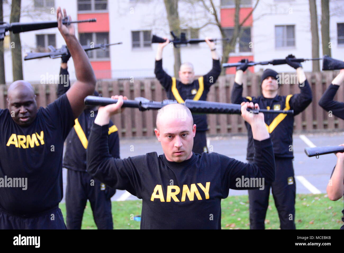 Soldiers from the 678th Air Defense Artillery (ADA) Brigade, South ...