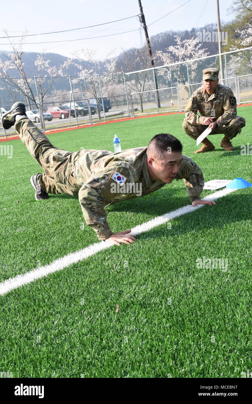 2nd infantry division rok u s combined division 2018 hi-res stock ...