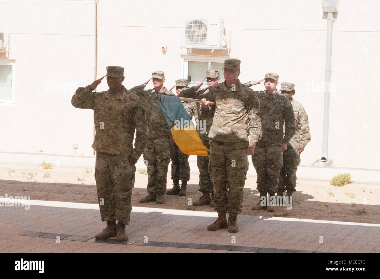 Col. David E. Shank, commander 10th AAMDC, Col. Richard A. Wholey Jr ...