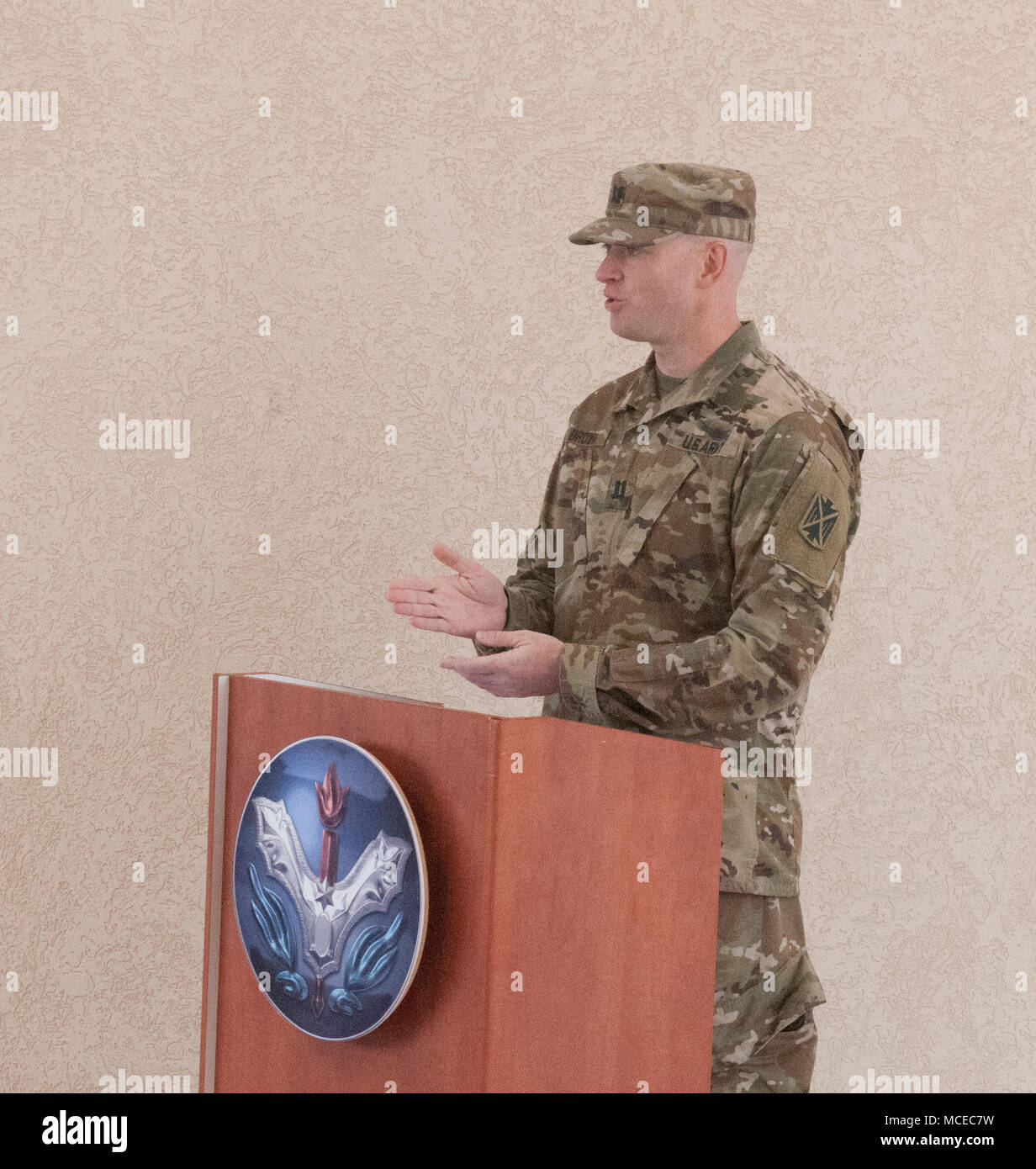 Col. David E. Shank, commander 10th AAMDC, Col. Richard A. Wholey Jr ...