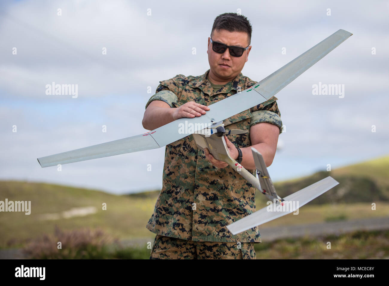 U.S. Marine Corps Cpl. Jonathan Kim, an intelligence analyst with ...