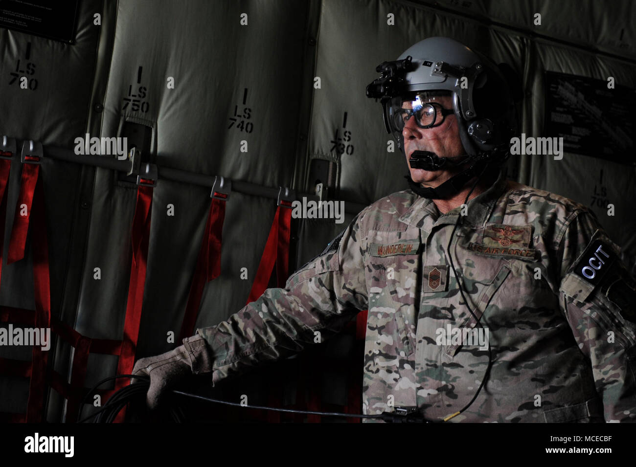 Chief Master Sgt. William Wunderlin, Moffet Air National Guard 130th ...