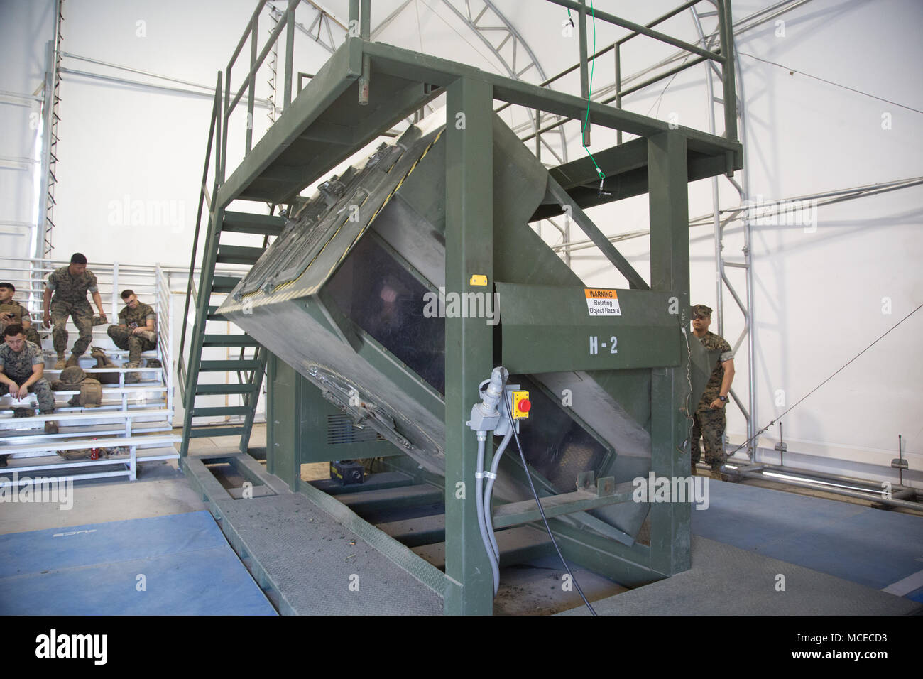 Marines with 2nd platoon, Motor Transport Maintenance Company, 1st ...