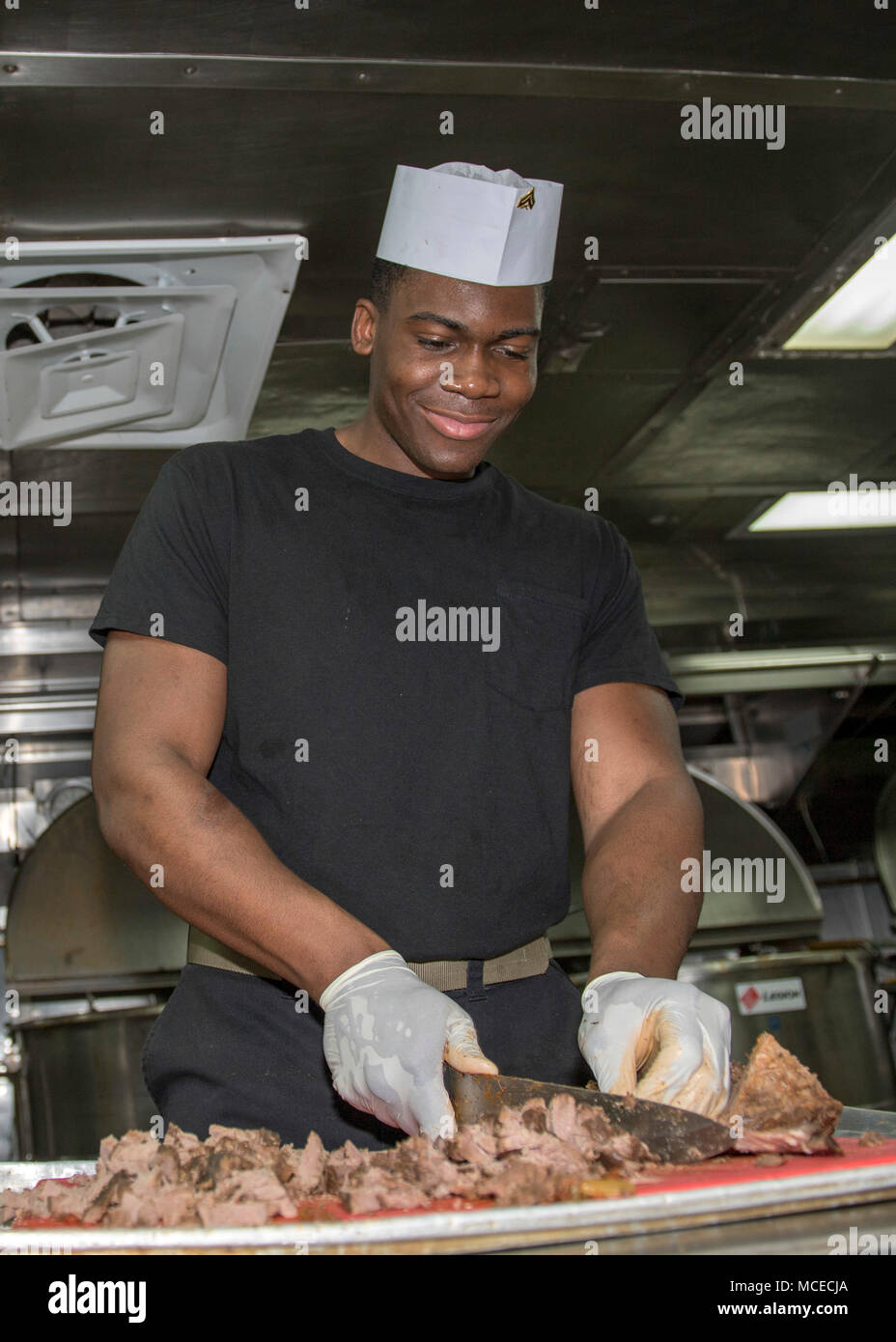 ATLANTIC OCEAN (Feb. 15, 2018) Marine Corporal Dashaun Jones, from ...