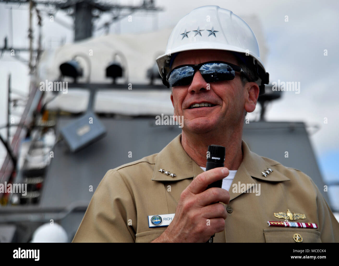 180412-N-KN989-0001 PEARL HARBOR (April 12, 2018) Vice Adm. Richard A ...