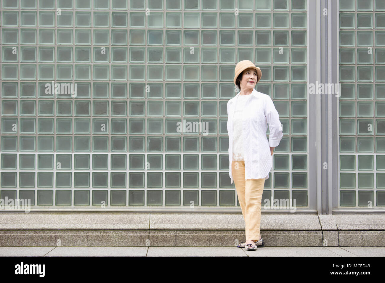 Woman turning round hi-res stock photography and images - Alamy