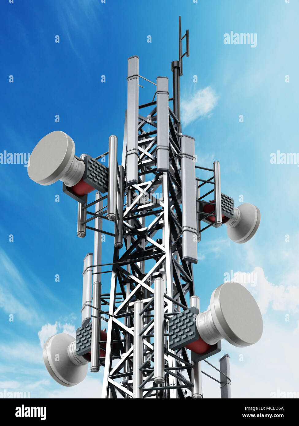 Microwave communication dishes hi-res stock photography and images - Alamy