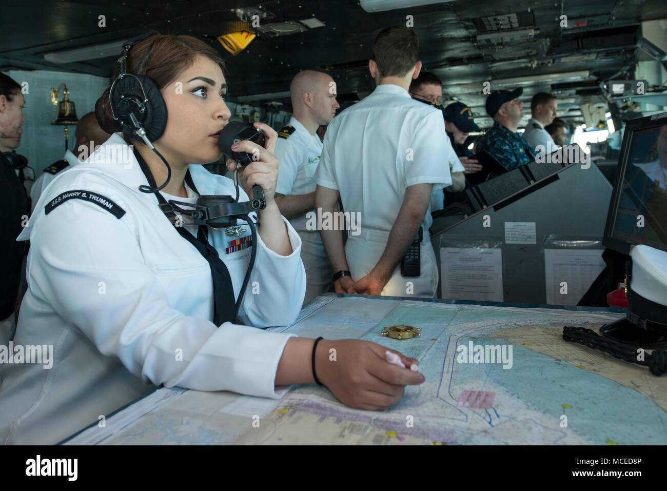 180411-N-EA818-013 NORFOLK, Va. (Apr. 11, 2018) -- Quartermaster 3rd ...