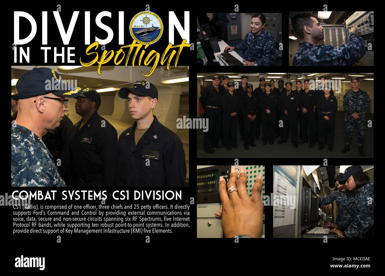 NORFOLK, Va. (April 13, 2018) -- Graphic of USS Gerald R. Ford's (CVN ...