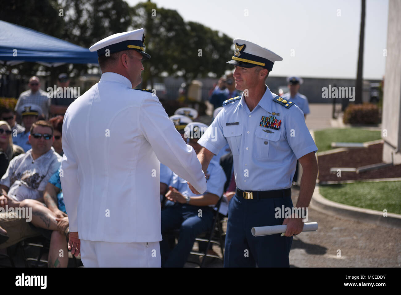 Lt. Geddy Miller, commanding officer, Coast Guard Cutter Edisto ...