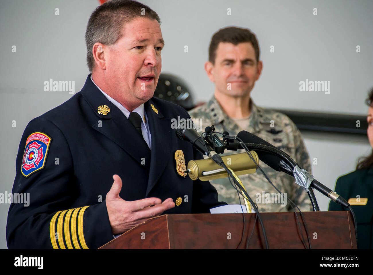 Director Mike Morgan, of Colorado Division of Fire Prevention and ...