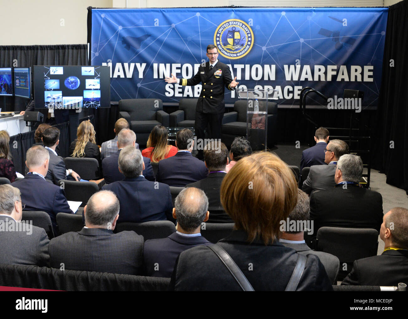 180409-N-UN340-003 National Harbor, MD (Apr. 9, 2018) U.S. Navy Rear ...