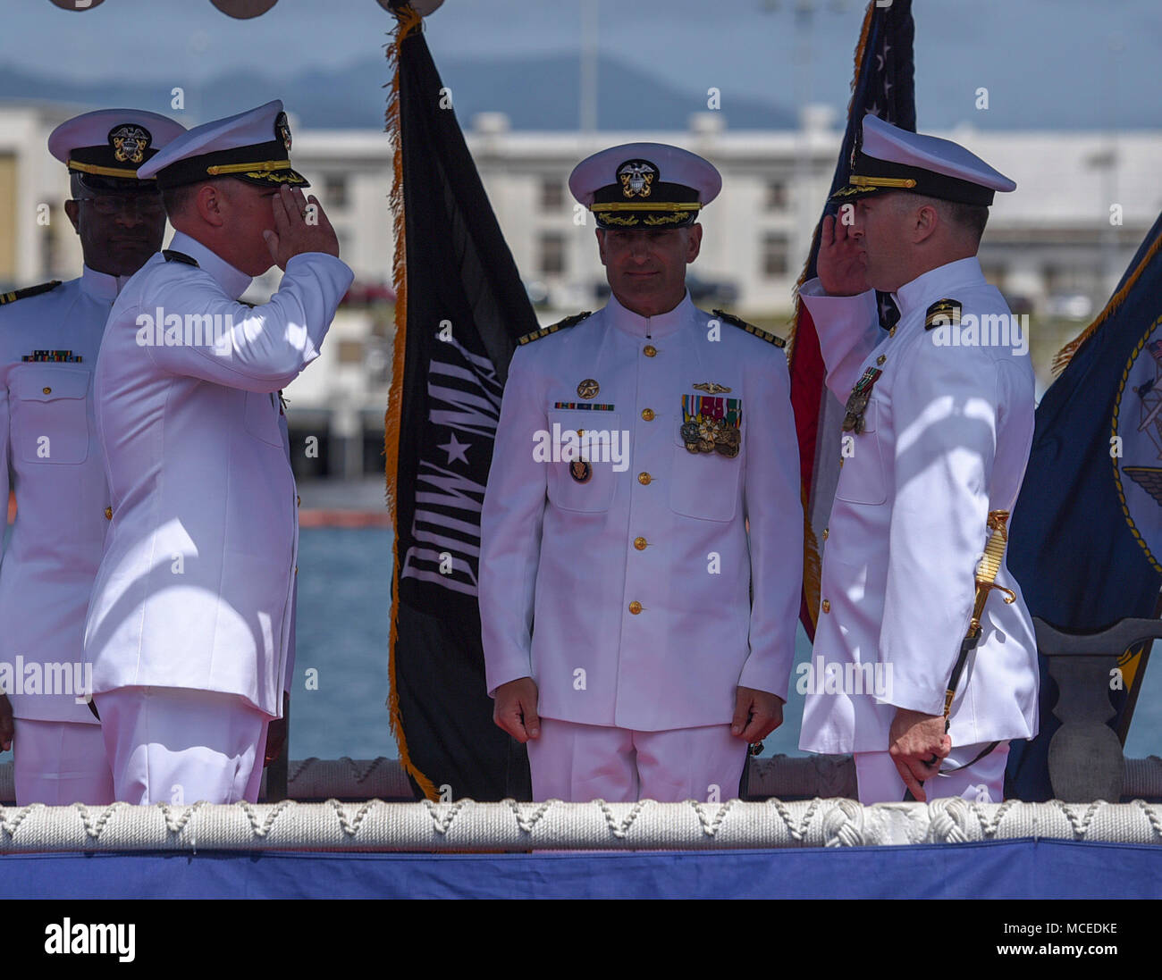 180413-N-LY160-0228 PEARL HARBOR (April 13, 2018) - Cmdr. Christopher ...