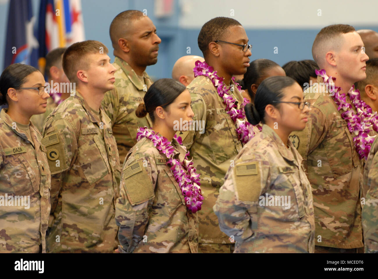 Soldiers of the 8th Human Resources Sustainment Center, 8th Theater ...