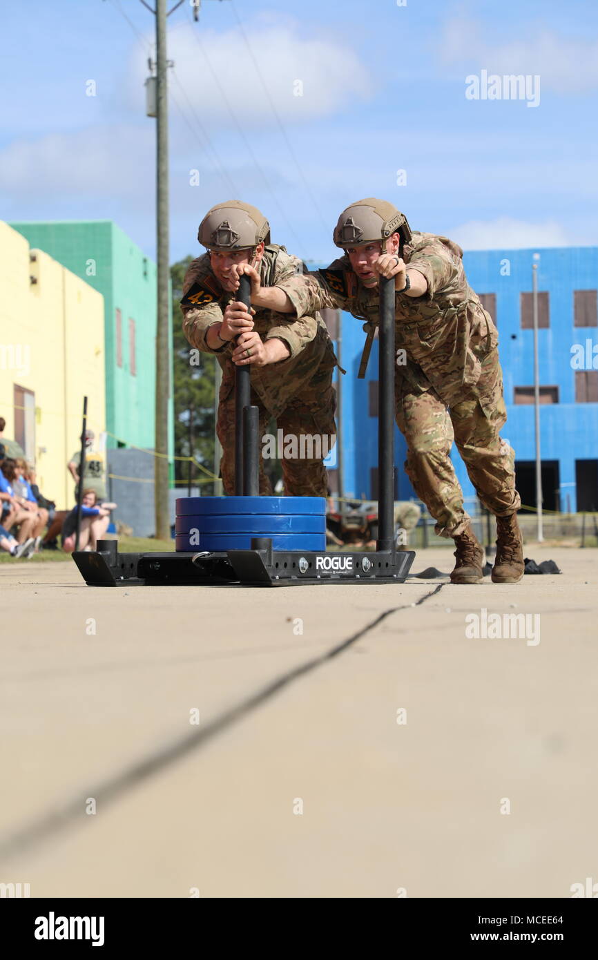 U.S. Army Rangers Capt. Sean Cockrill and Maj. Matt Lensing, assigned ...