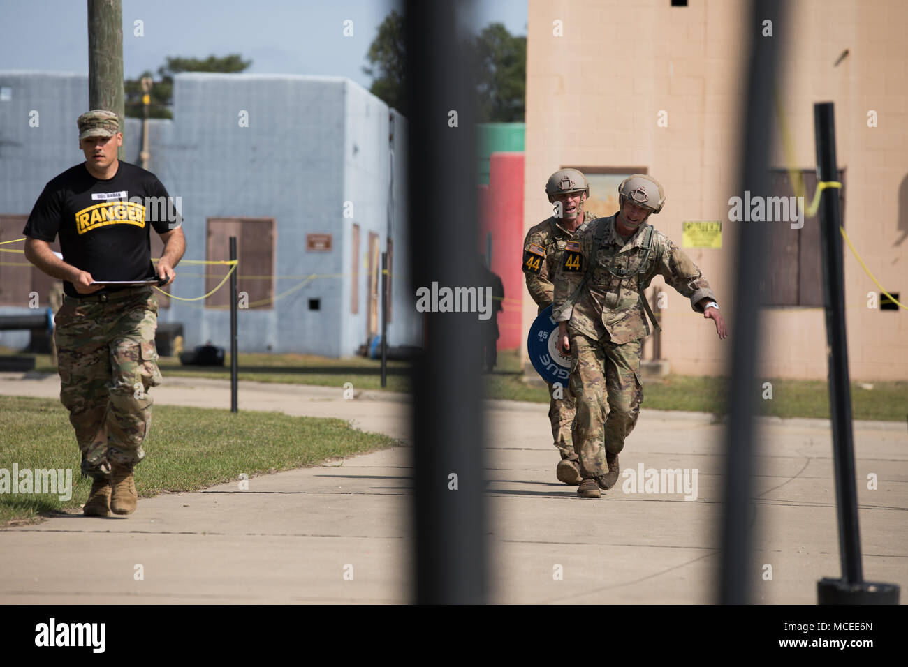 U.S. Army Rangers Capt. Travis Cornwall and Staff Sgt. Erich Friedlein ...