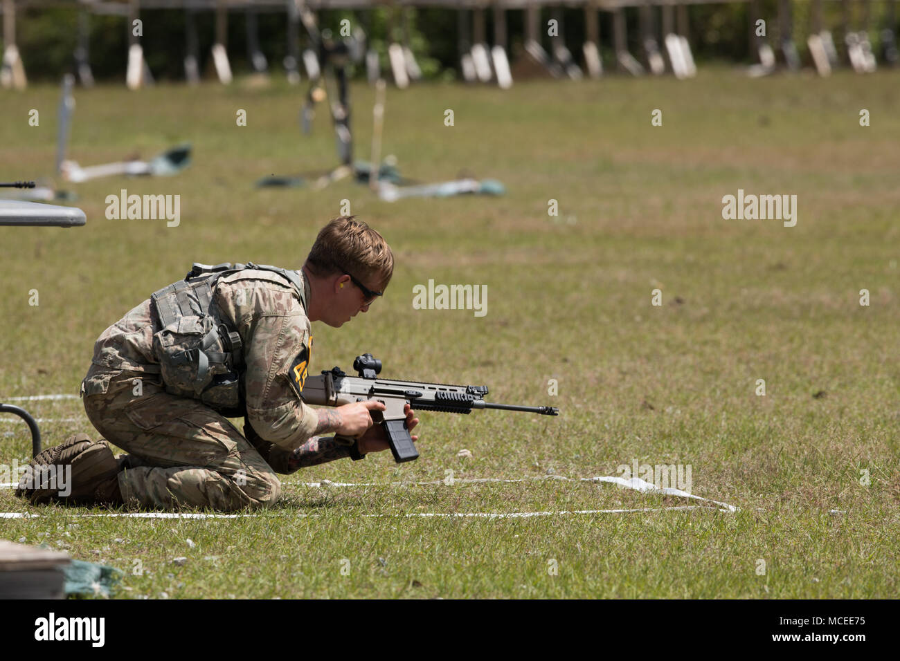 U.S. Army Ranger Staff Sgt. Luke Katz, assigned to the National Guard ...