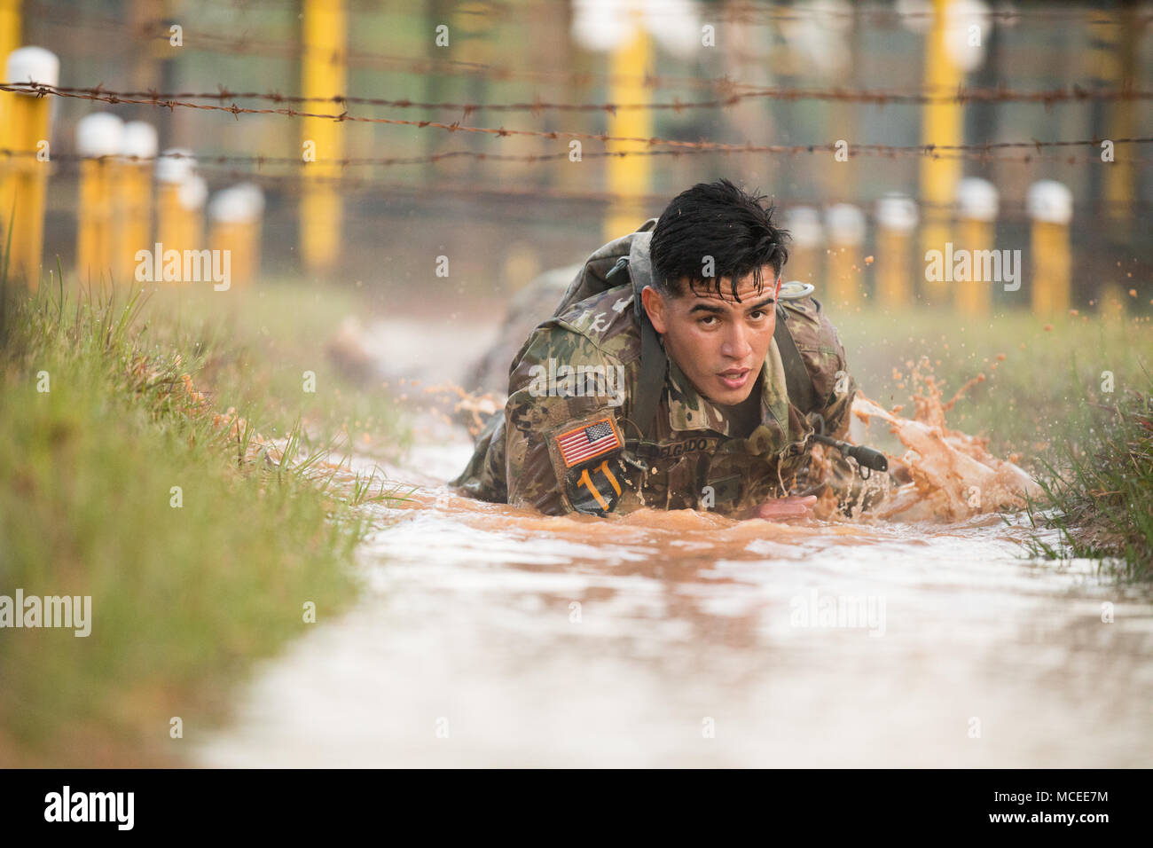 U.S. Army Ranger Spc. Jesus Delgado, assigned to the 10th Mountain ...