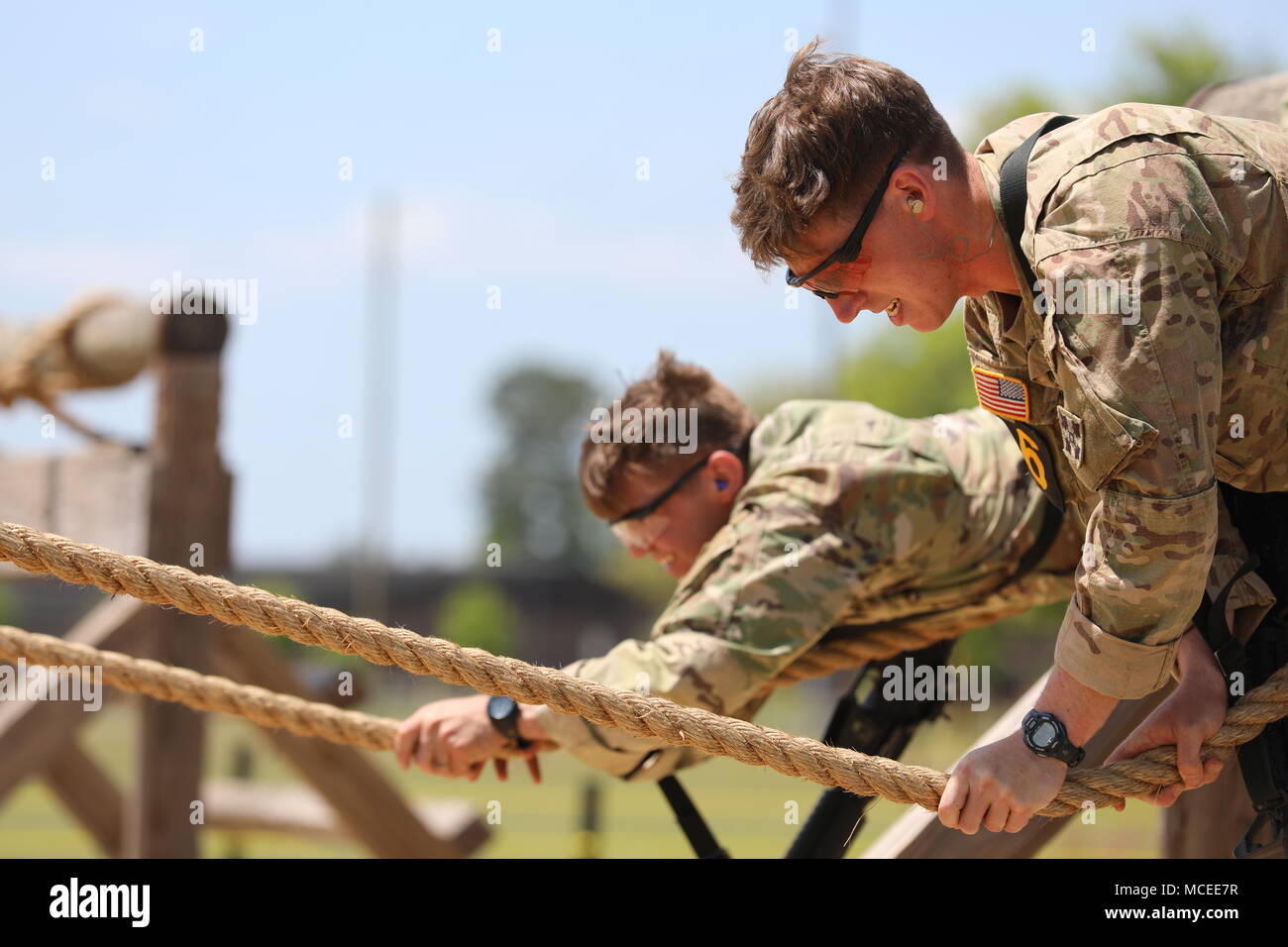 U.S. Army Rangers 1st Lts. Conor Spaulding and Joseph Colonna, assigned ...