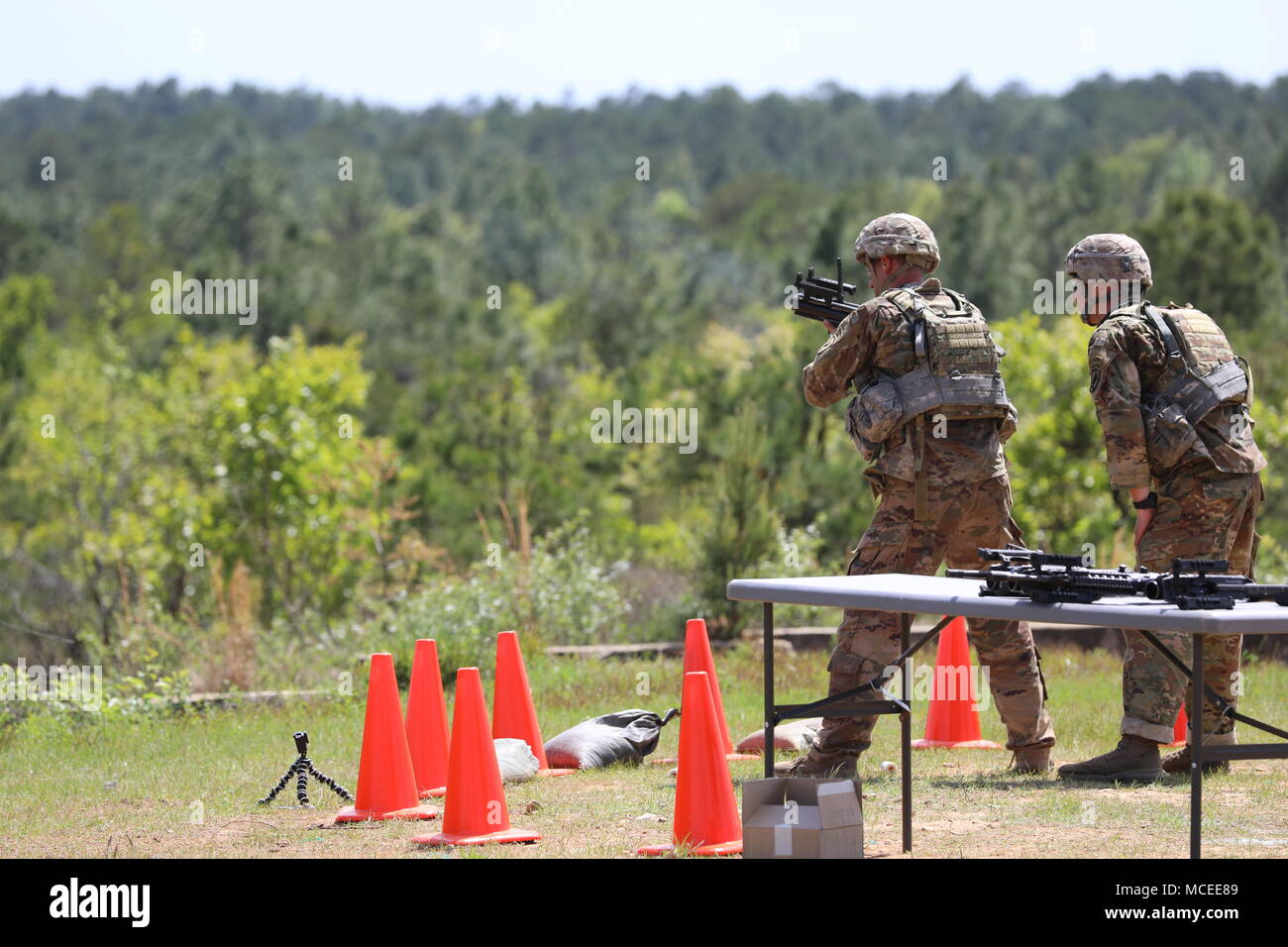 U.S. Army Rangers Staff Sgts. Benjamin Mansfield and Jeromy Spann ...