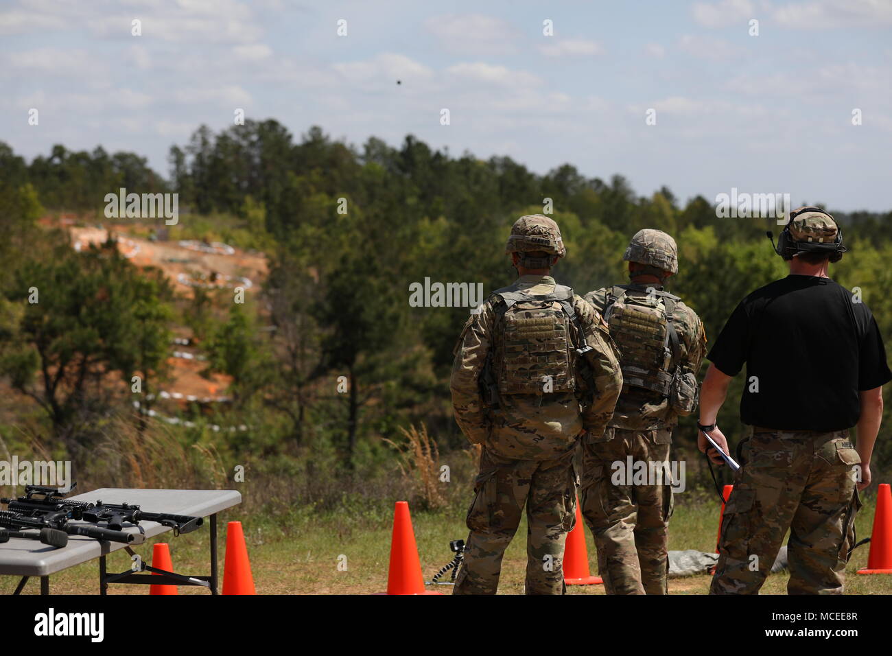 U.S. Army Rangers fire the M320 grenade launcher during The 35th Annual ...