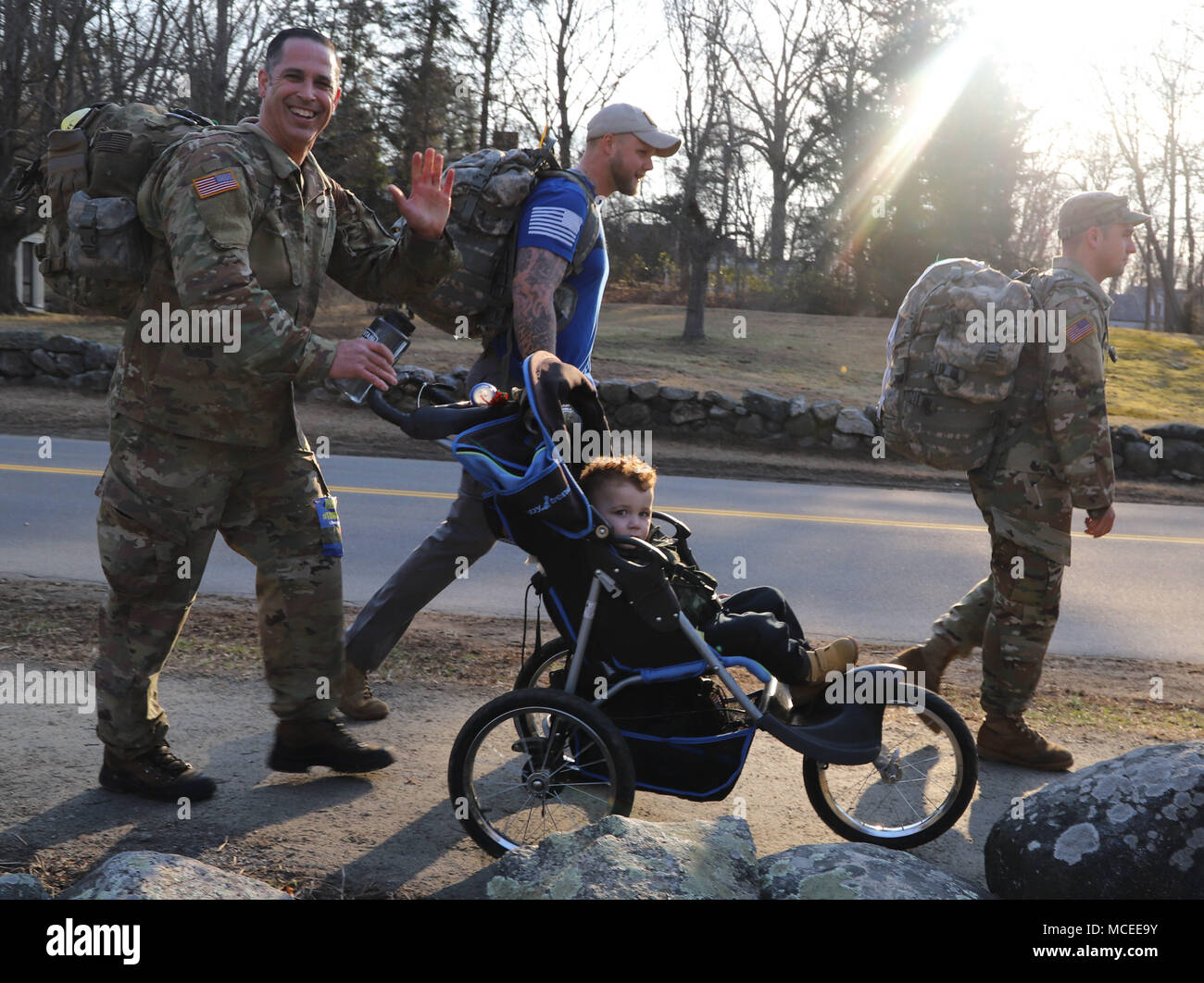 CONCORD, Mass.-- Sgt. Adam Ayer, of the 101st Field Artillery ...