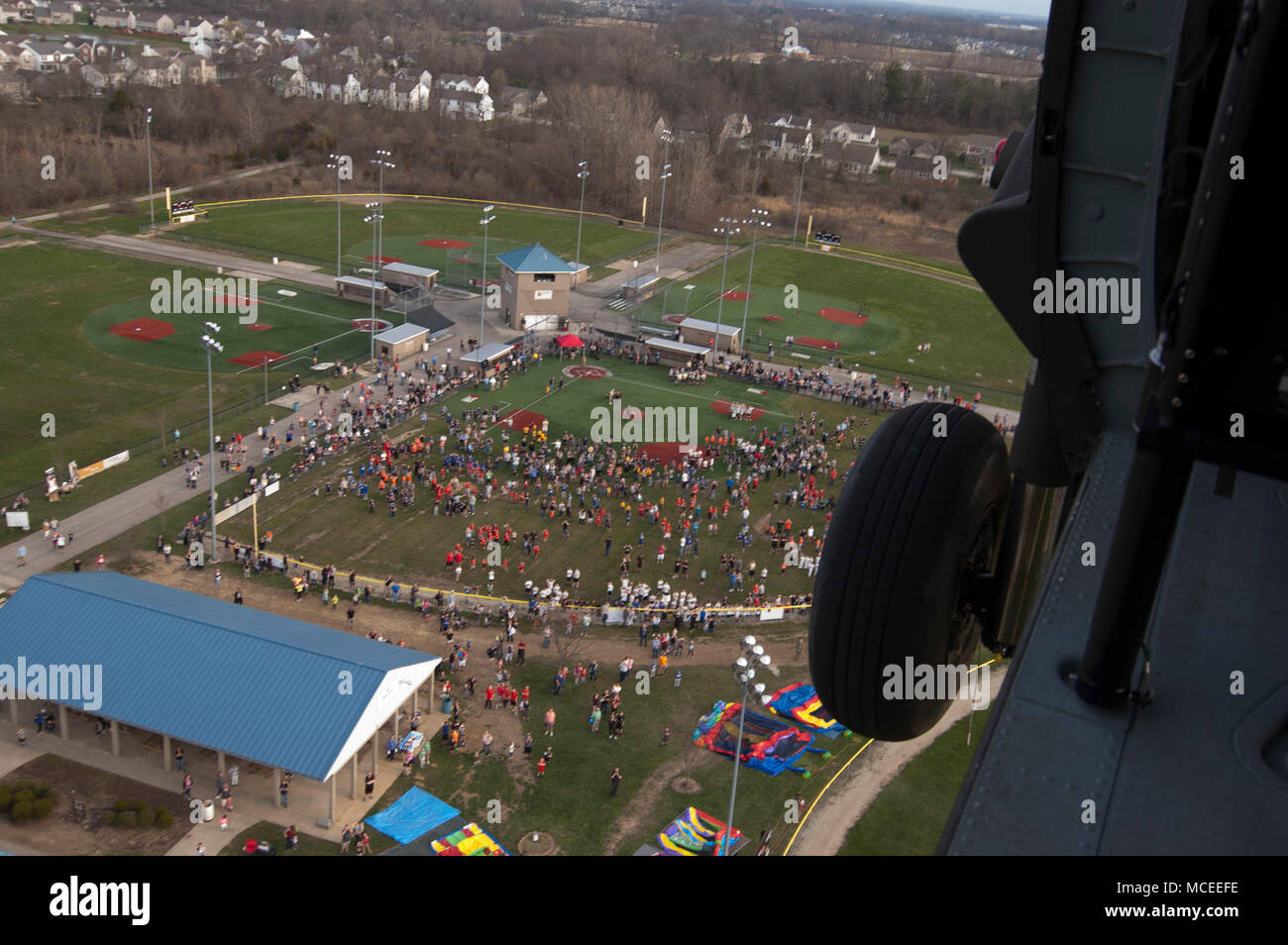 Sergeant Major Jeffrey Bennett of the 38 Infantry Division presented ...