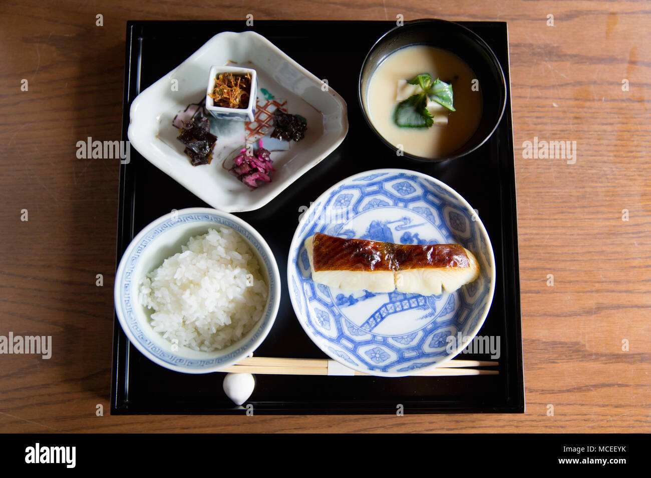 Japanese dishes above hi-res stock photography and images - Alamy