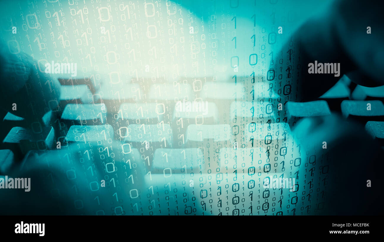 Cybersecurity future computer worker hi-res stock photography and ...